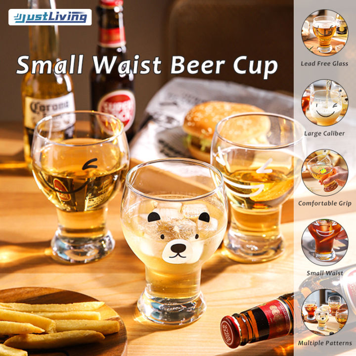 JustLiving Craft Beer Tasting Glasses Lead-Free Crystal Modern Beer ...