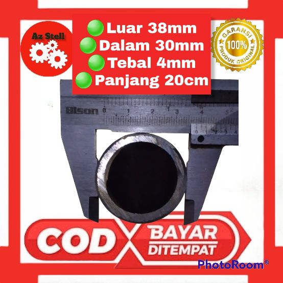 Pipa Besi Seamless - Diameter Luar 38mm/Dalam 30mm - Tebal 4mm Panjang ...