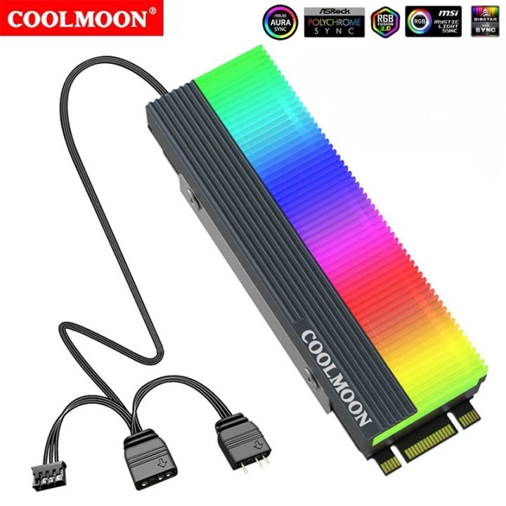Heatsink Cooler Pendingin Cooling Coolmoon SSD M2 / M.2 Sata / Nvme A ...