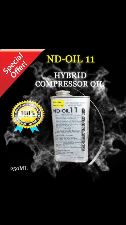 HFC-134A/ HFO-1234YF HYBRID COMPRESSOR OIL ND-OIL 11 250ML (CAR AIRCOND ...