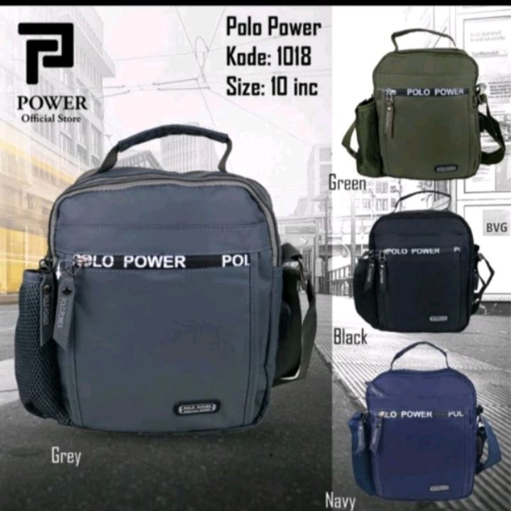 Tas selempang cewe cowo import "Polo Power" waterproof anti air,tas ...