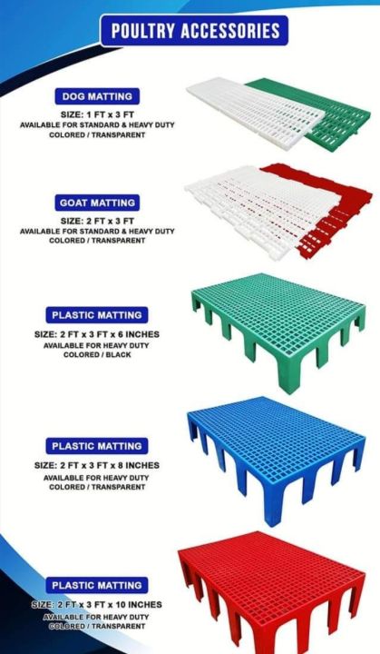 Elevated Plastic Matting 2X3feet.6inches stand | Lazada PH