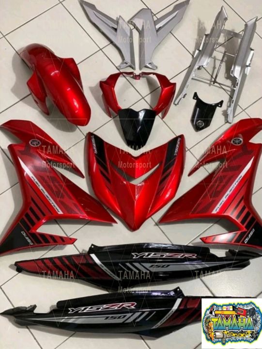 Yamaha Y15 Y15zr V1 V2 first model red cover set | Lazada