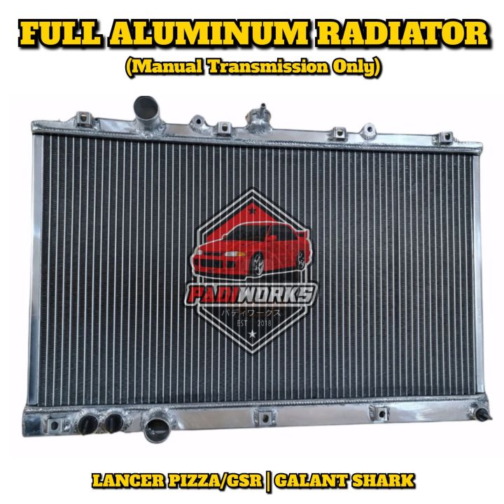 Radiator Full Aluminum for Lancer Pizza All Variant 1997-2002 | Lazada PH
