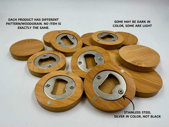 Ref Magnet Bottle Opener Round - PLAIN NO ENGRAVE | Lazada PH