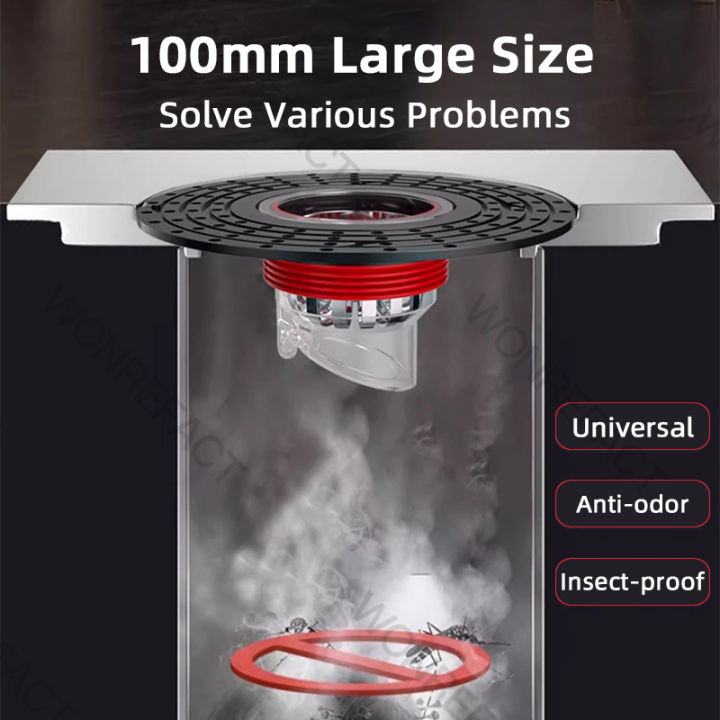 Universal Floor Drain Core ABS Insect And Odor Resistant Inner Core ...
