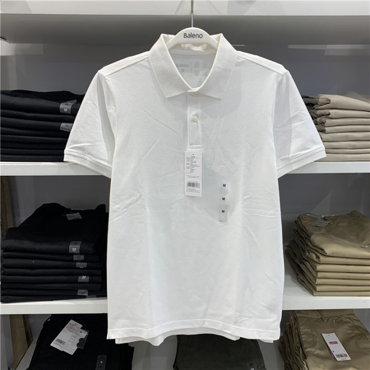 Baleno Men's Pure Color Short Sleeve Polo Shirt Summer Casual Fashion ...
