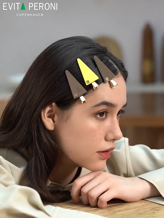 [BEST-SELLING] EVITA PERONI | Helen Triangle Hair Clip | กิ๊บติดผม ...