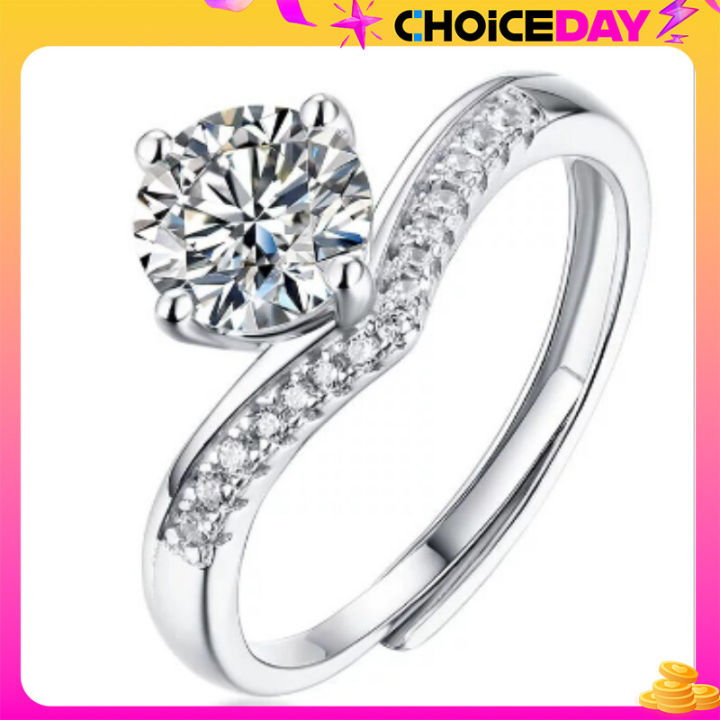 Classic men's and women's universal elegant crown adjustable zircon ...