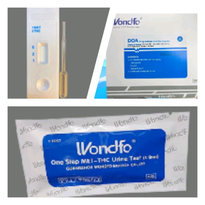 Drug Test Kit ( MET - THC ) Urine Specimen 3 Lines ( 25 kits ) Wondfo ...