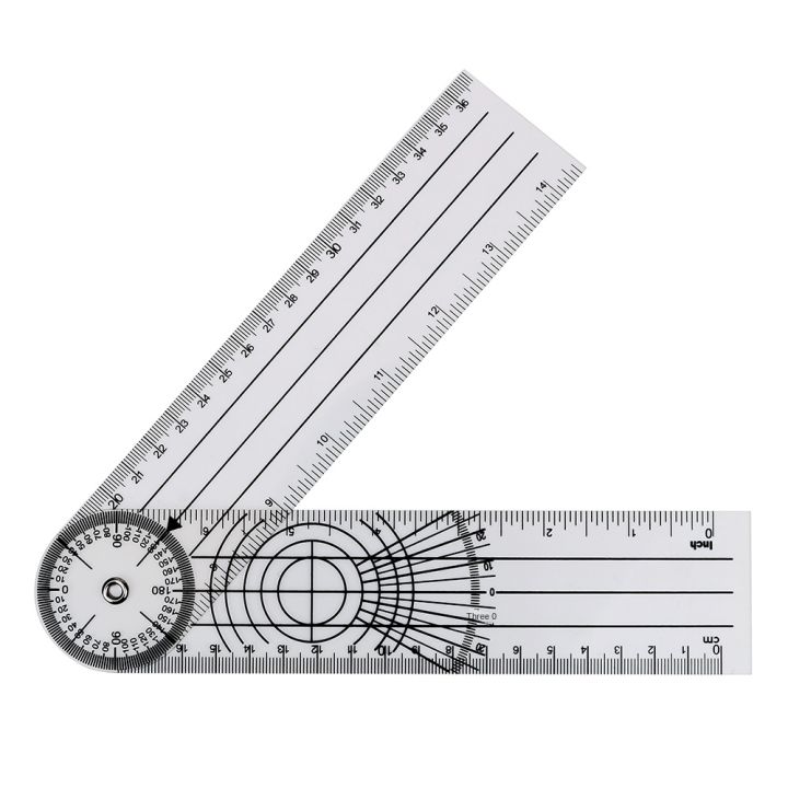 Measuring Tool Goniometer Protractors 360 Degree Rotation Professional ...