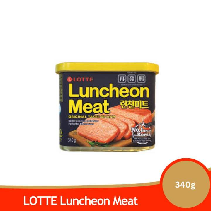 Lotte Luncheon Meat Luncheon Meat 340g | Lazada PH