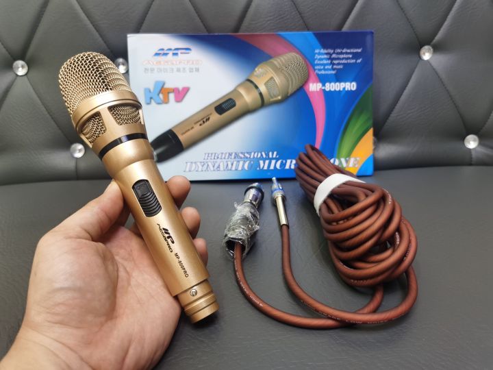ORIGINAL MEGAPRO DYNAMIC MICROPHONE FULL METAL HEAVY DUTY | Lazada PH