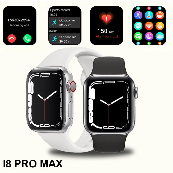 I8 Pro Max Smart Watch Answer Call Sport Fitness Tracker Custom Dial ...