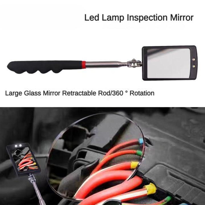 Universal Retractable Under-vehicle Inspection Mirror 360° Chassis ...