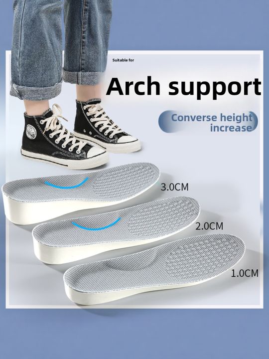 ZUYINBULUO | Arch Support Insole with Hidden Lift for Converse Shoes ...