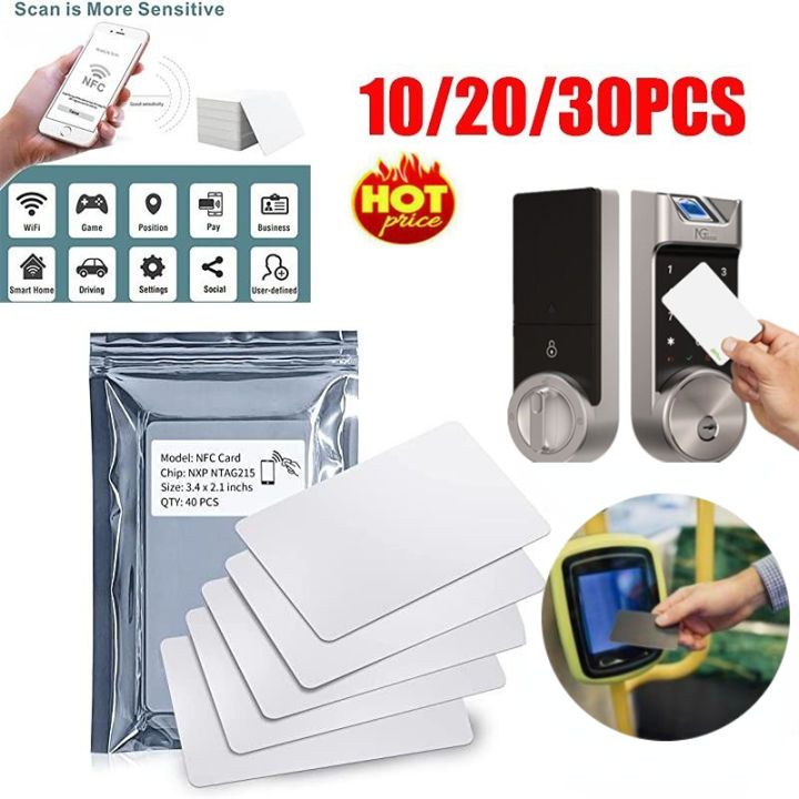 10/20/30PCS RFID IC Card/MF Card 13.56Mhz 125kHz Induction Card for ...