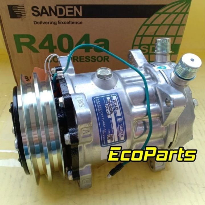 Kompresor Compressor AC Truk Freezer Pendingin R404 SANDEN 7L15 ASLI ...