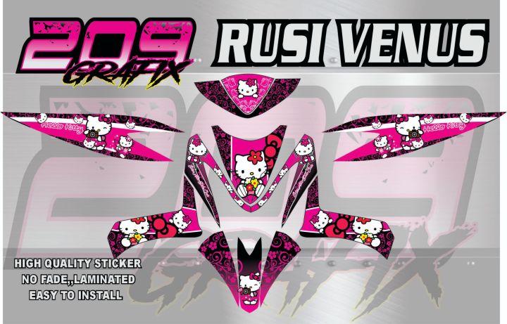 RUSI VENUS FULL BODY DECALS | Lazada PH