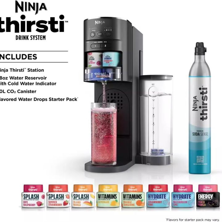 Ninja Home Soda Water Maker Bubble Water Machine Carbonated Beverage ...