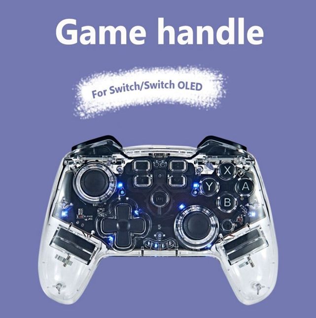 T23 Max RGB Gamepad Joystick Controller Type-C Interface with Turbo, Dual Vibration, Macro and ...