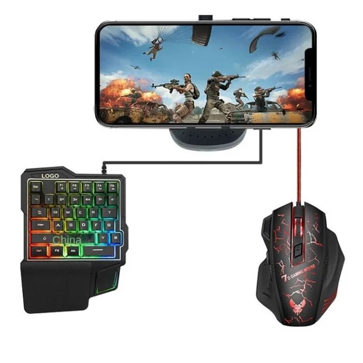 Popular New Product Single Hand King Seat Keyboard Mouse Combo Hand ...