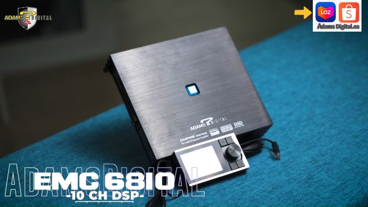 Adams Digital DSP 6 In 10 Out 8 Channel Built in Amplifier 31 Band EQ ...