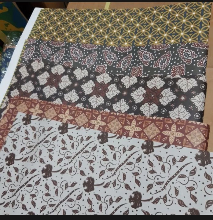 Kertas Kado Sidu Batik isi 50 lembar 5 motif murah | Lazada Indonesia