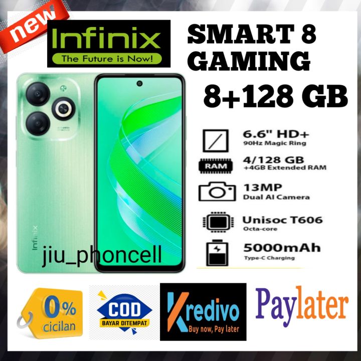 infinix smart 8 plus ram 8+128 GB garansi 1 tahun infinix (imei ...