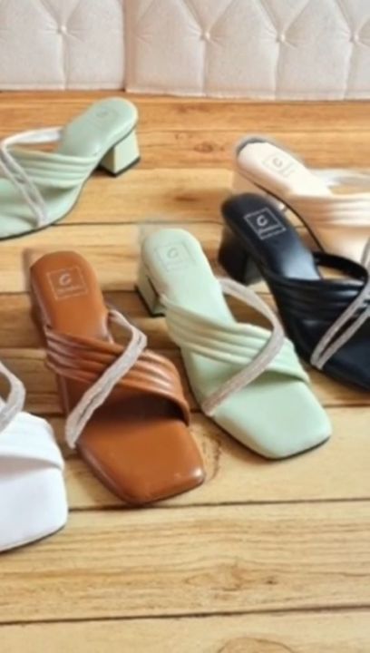 TONI GUNAWAN SHOP Sandal Wanita Hak Tahu RY40 Tampilan Modis Elegan ...