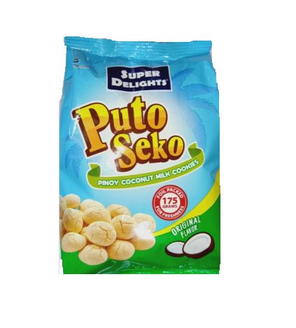 Super delights products puto seko pinoy coconut milk cookies 175g ...