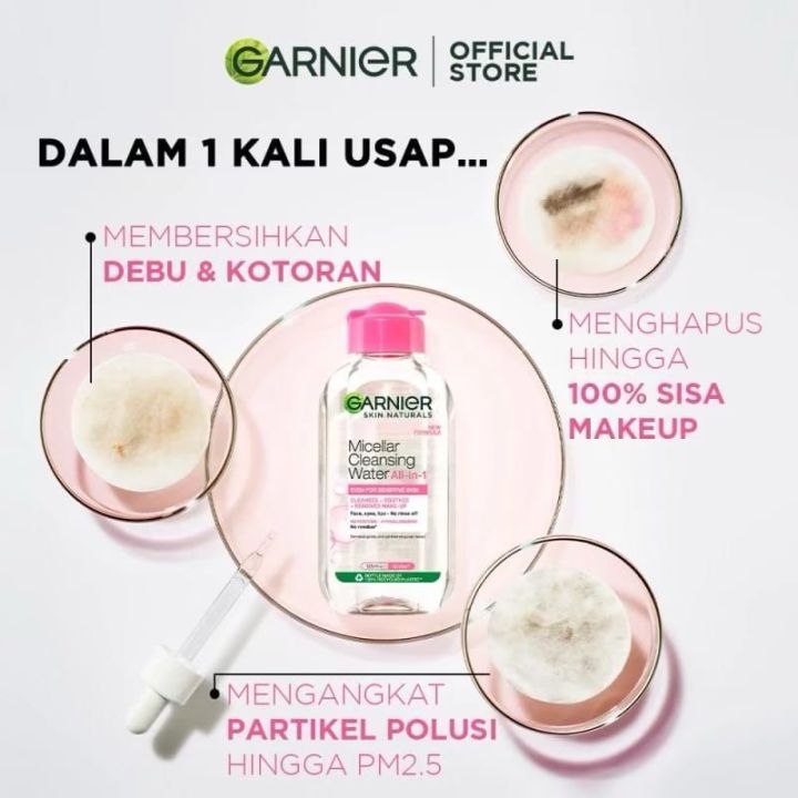 Garnier micellar cleansing water pink | Lazada Indonesia