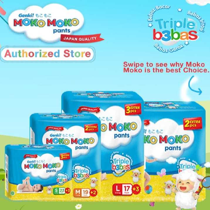 Genki Moko Moko Diapers | Lazada Indonesia