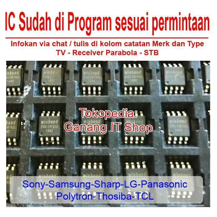 IC SPI Eeprom Bios TV dan STB | Lazada Indonesia