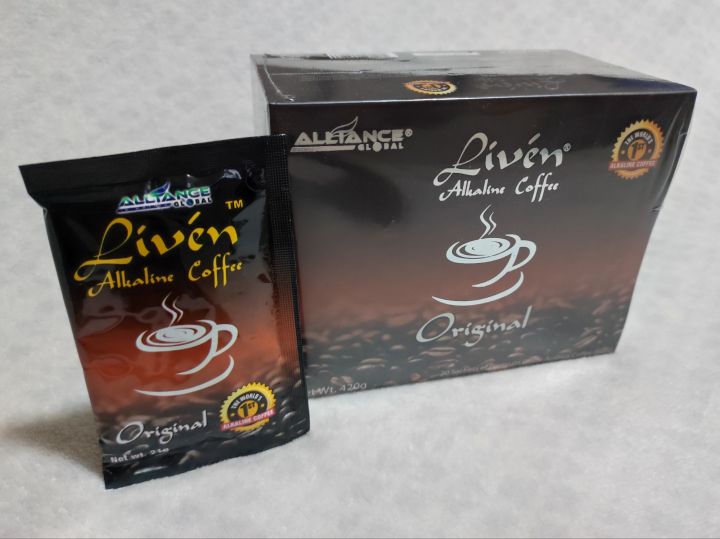 LIVEN Alkaline Coffee - Original 420g | Lazada PH