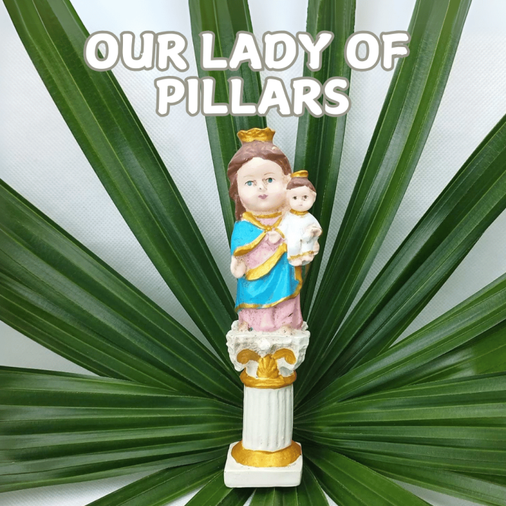 Chibi Our Lady Of Pillars Religious Mini Statues 3.5 to 4 inches ...