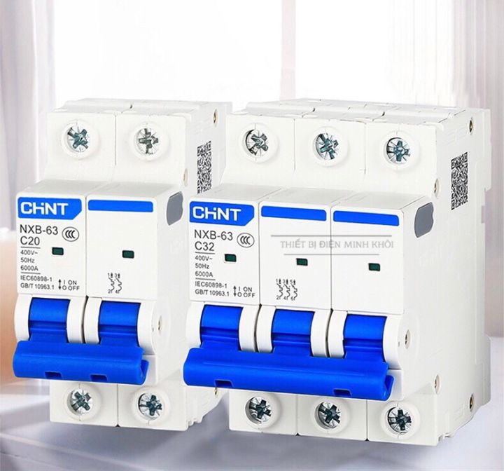 Aptomat CHINT MCB NXB-63, cầu dao chint,aptomat tép,cầu dao tự động chint,át chint,atomat ...