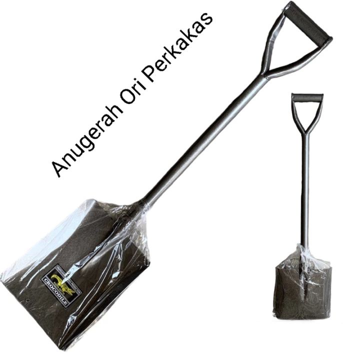 Sekop pasir sekrop crocodile gagang besi super ukuran besar | Lazada ...