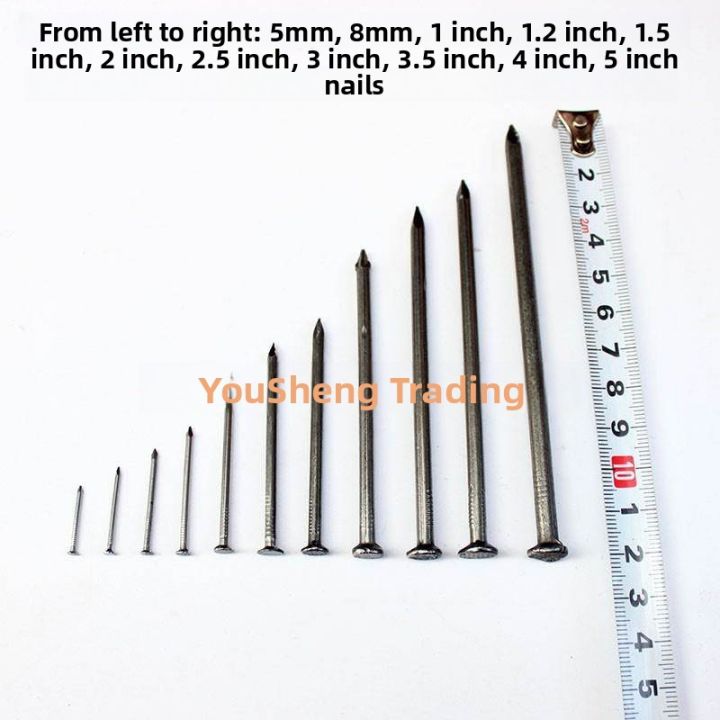 Long Fine Long Iron Nails for Woodworking Home Use Wood Board Hardware ...