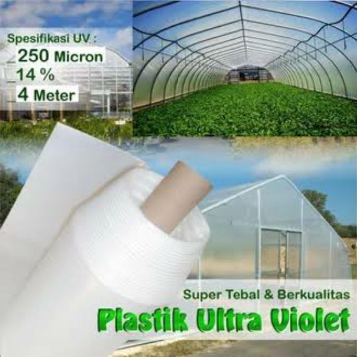 PLASTIK UV 2 LAYER TEBAL 200MICRON 14% UV BIDANG 4M JUAL PERMETER LARI | Lazada Indonesia