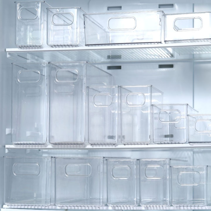 Acrylic Drawer Style Preservation Box Long Narrow Vegetable And Meat ...