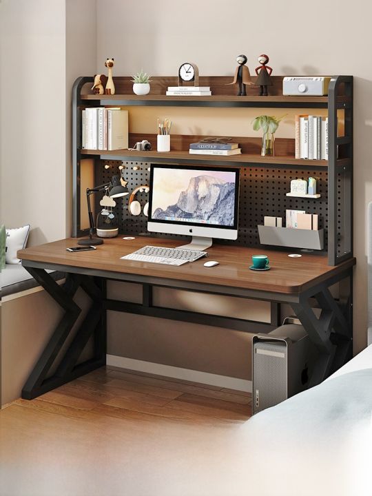 Modern Minimalist Home Computer Desk Office Study Bedroom Integrated ...