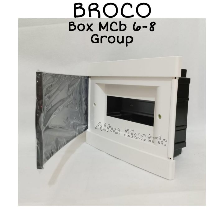 BOX MCB 6G Broco Tutup Transparan / Box Panel MCB 8G Broco / Box ...