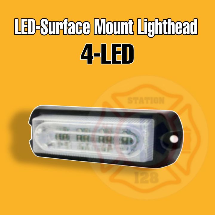 Surface Mount LED-Warning Light 4-LED 12v | Lazada PH