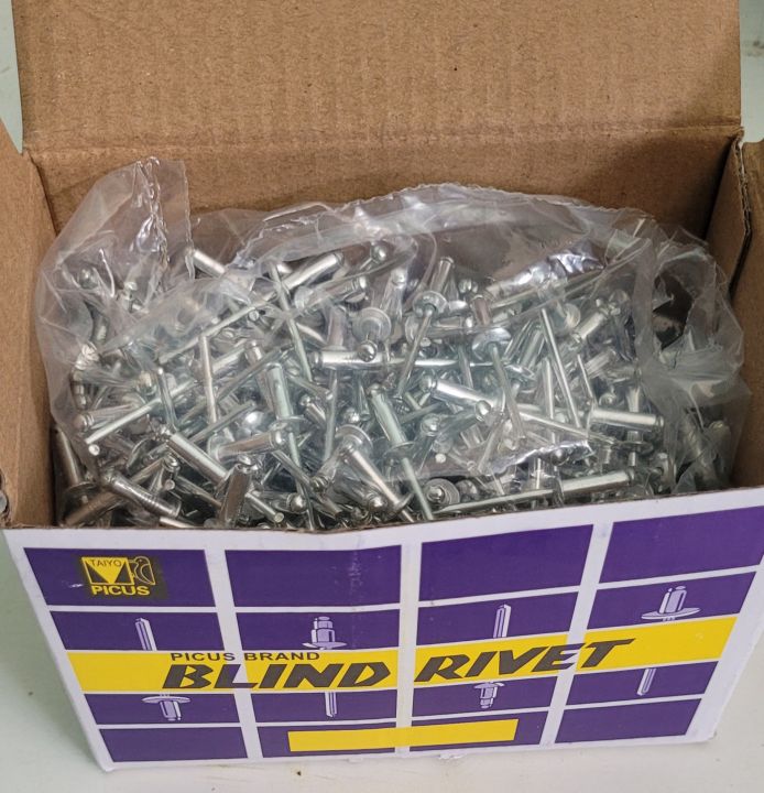 Blind rivets 5/32 x1/2 aluminum sold per box | Lazada PH
