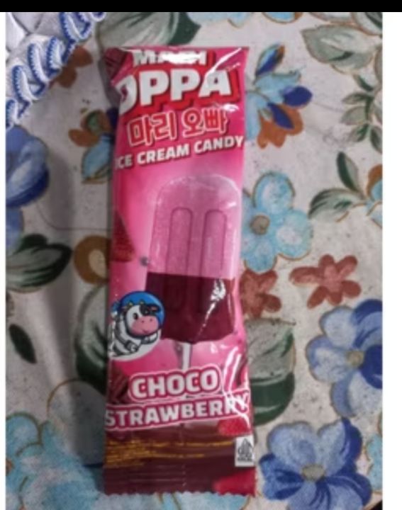 Permen Mari Oppa Ice Cream Rasa Strawberry | Lazada Indonesia