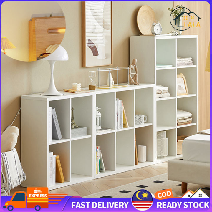 LALA 8 Tier Bookshelf Multipurpose Rack Storage Book Shelf Utility ...