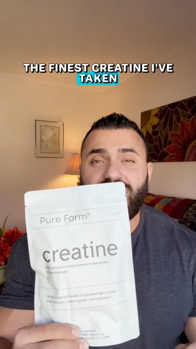 Pure Form Ultra-Micronized Creatine Monohydrate | Unflavored Powder ...