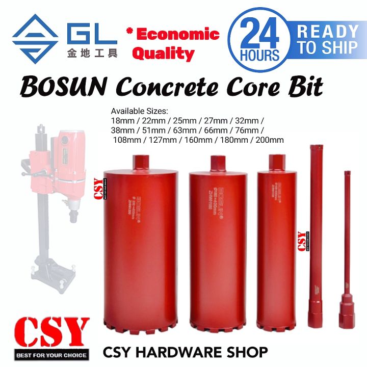 BOSUN Concrete Core Bits | Lazada
