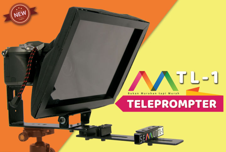 Teleprompter Telepromter Telepomter Teleprompter baca skrip SEMUT TL-1 ...